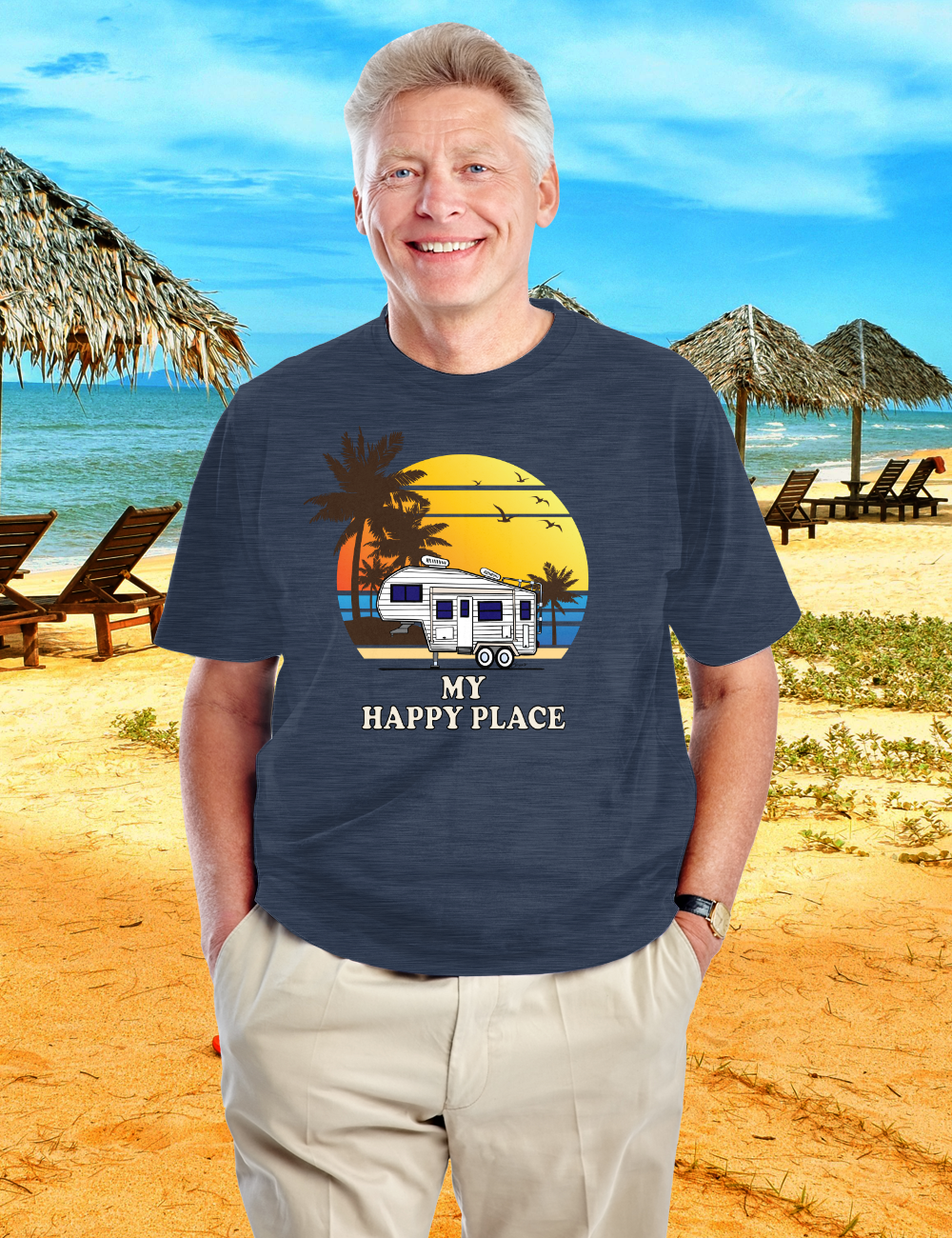 5th Wheel MY HAPPY PLACE T Shirt ScottyGaaDo